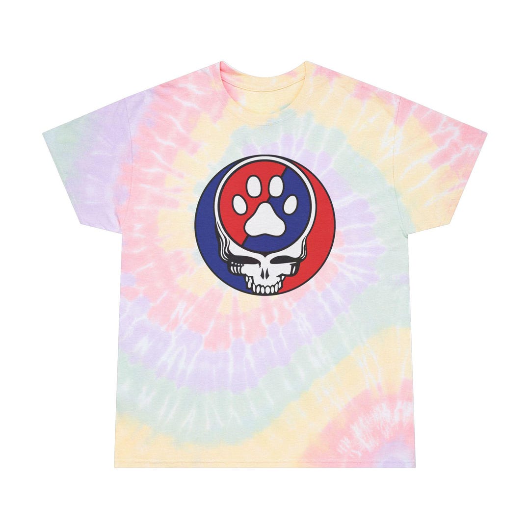 Grateful Paw / Grateful Dog Tie-dye Tee - Etsy