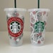 Christmas Cold Cup, Holiday Cold Cup, Starbucks Christmas Cold Cup ...