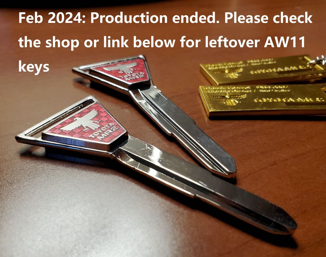 MR2 Replica Mascot Key for AW11, SW20, and ZZW30 - Etsy