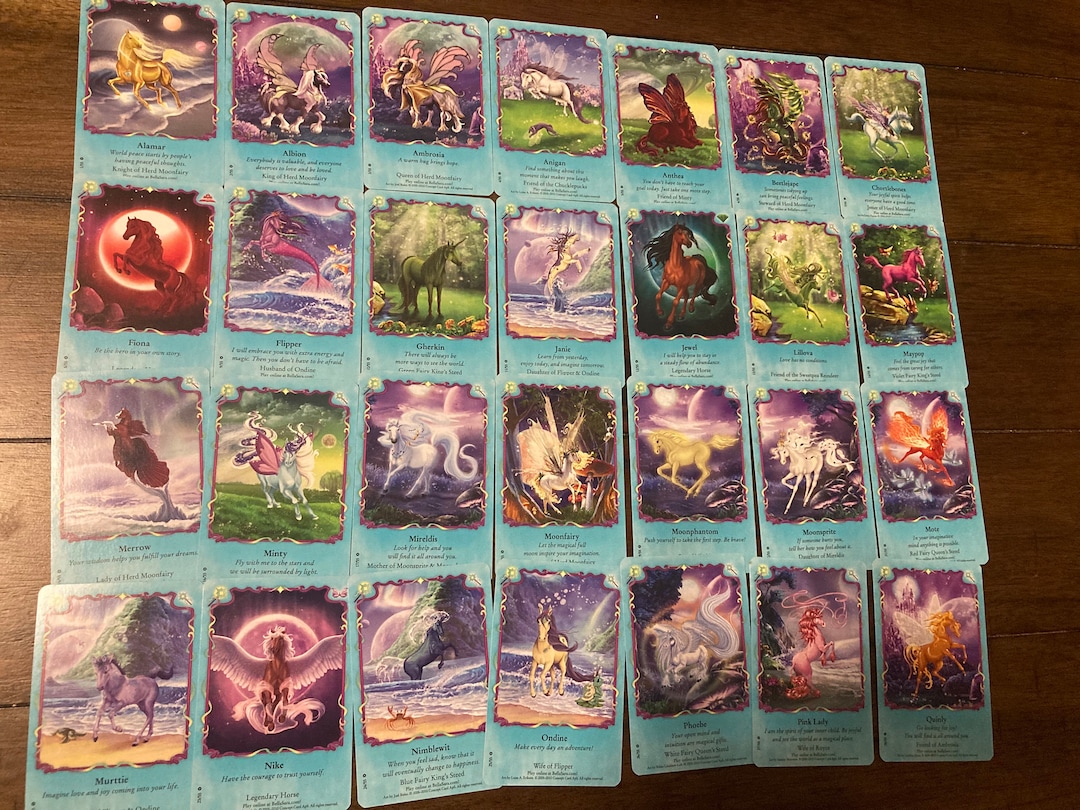 Bella Sara Moonfairies Cards Regular & Stickers - Etsy