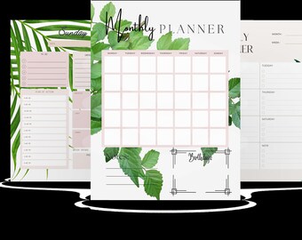 Printable 2025 Floral Planner - Etsy