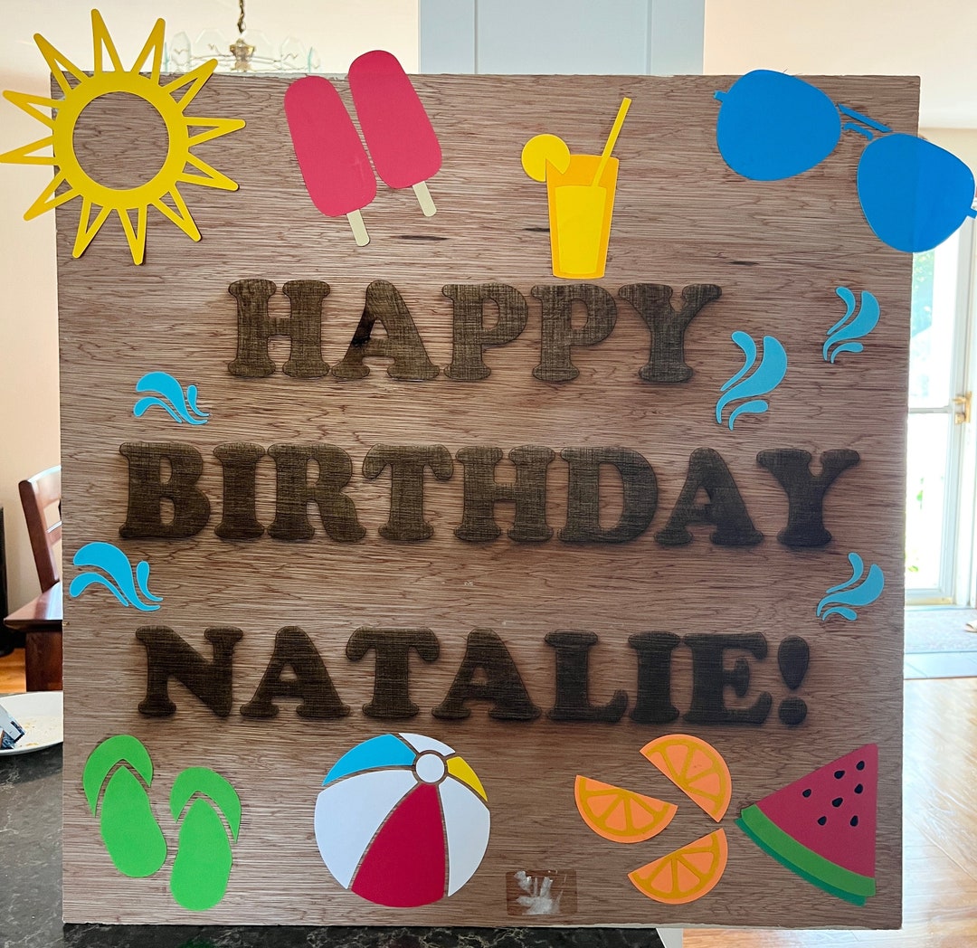 Happy Birthday Sign - Etsy