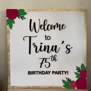 Welcome Party Sign - Etsy