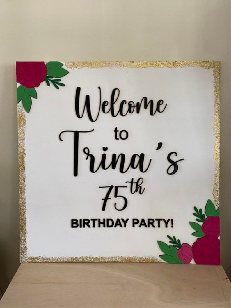 Welcome Party Sign - Etsy
