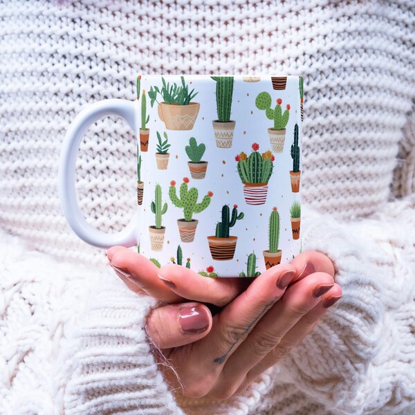 Cactus Mug - Etsy