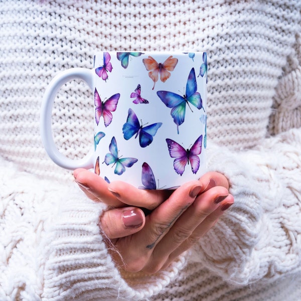Butterfly Coffee Mug - Etsy