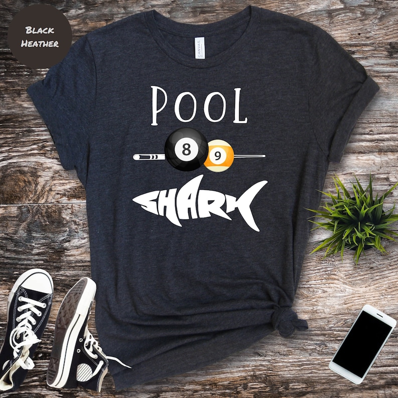 Pool Shark T-shirt: Billiards Player Gift - Etsy