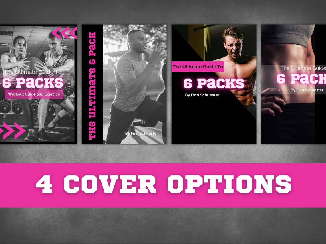 50 Pages Fitness Program Ebook Template, Pink Ebook Template for ...