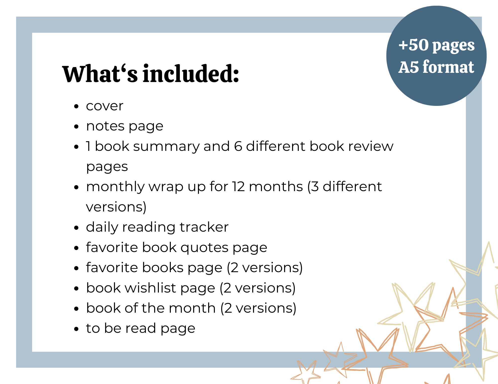 Digital Reading Journal, Printable Book Reading Log, Digital Book ...