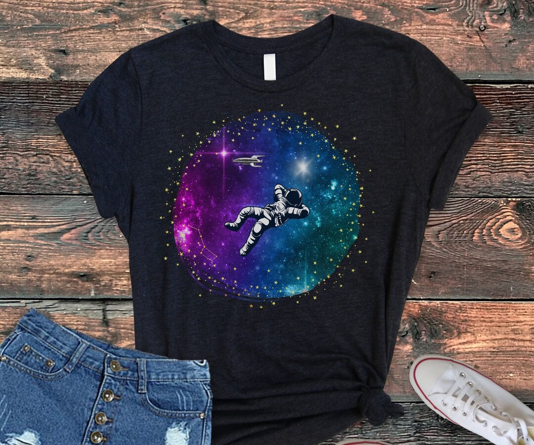 Chilling in Space, Astronaut Shirt, Galaxy Shirt, Space Lover, Space ...