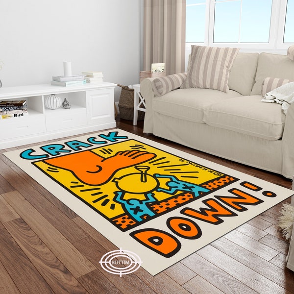 Keith Haring Rug - Etsy