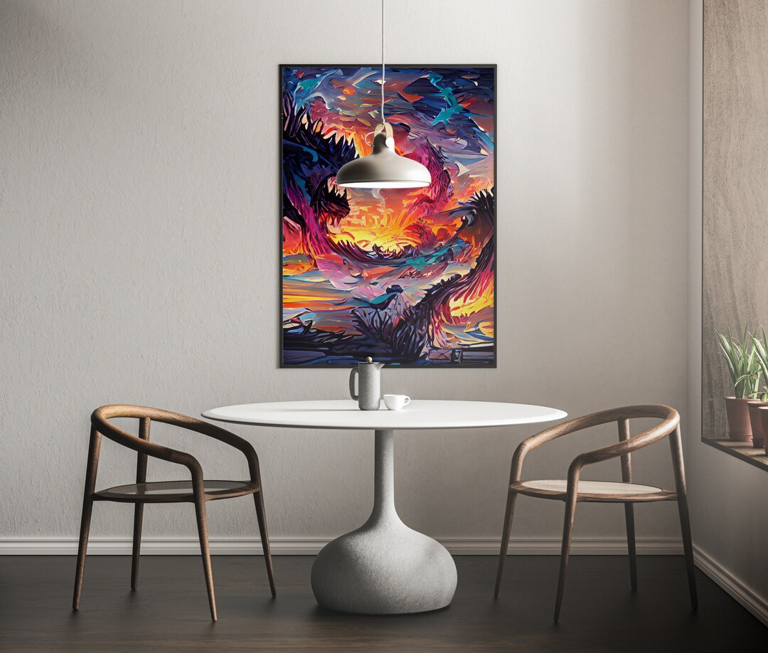 Modern Abstract Digital Print - Instant Downloads, Printable Wall Art ...