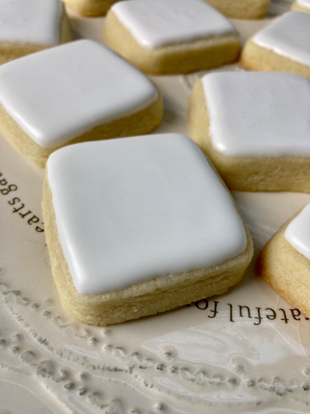 White Mini Decorated Sugar Cookies - Etsy