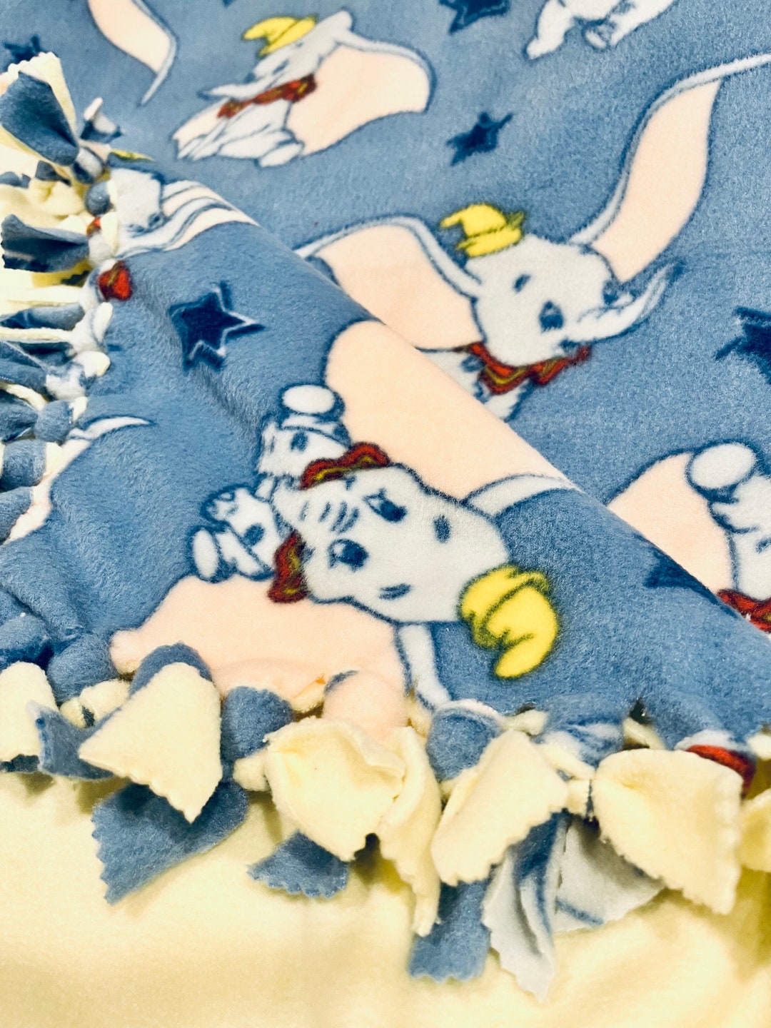 Disney Dumbo Handmade Fleece Baby Blanket - Etsy