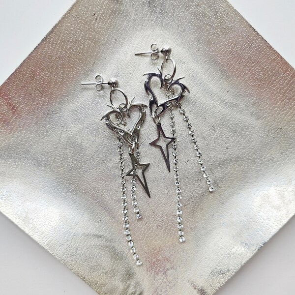Grunge Earrings - Etsy