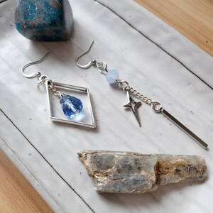 Kaeya Earrings | Genshin Impact Inspired | Cosplay Earrings | Handmade ...