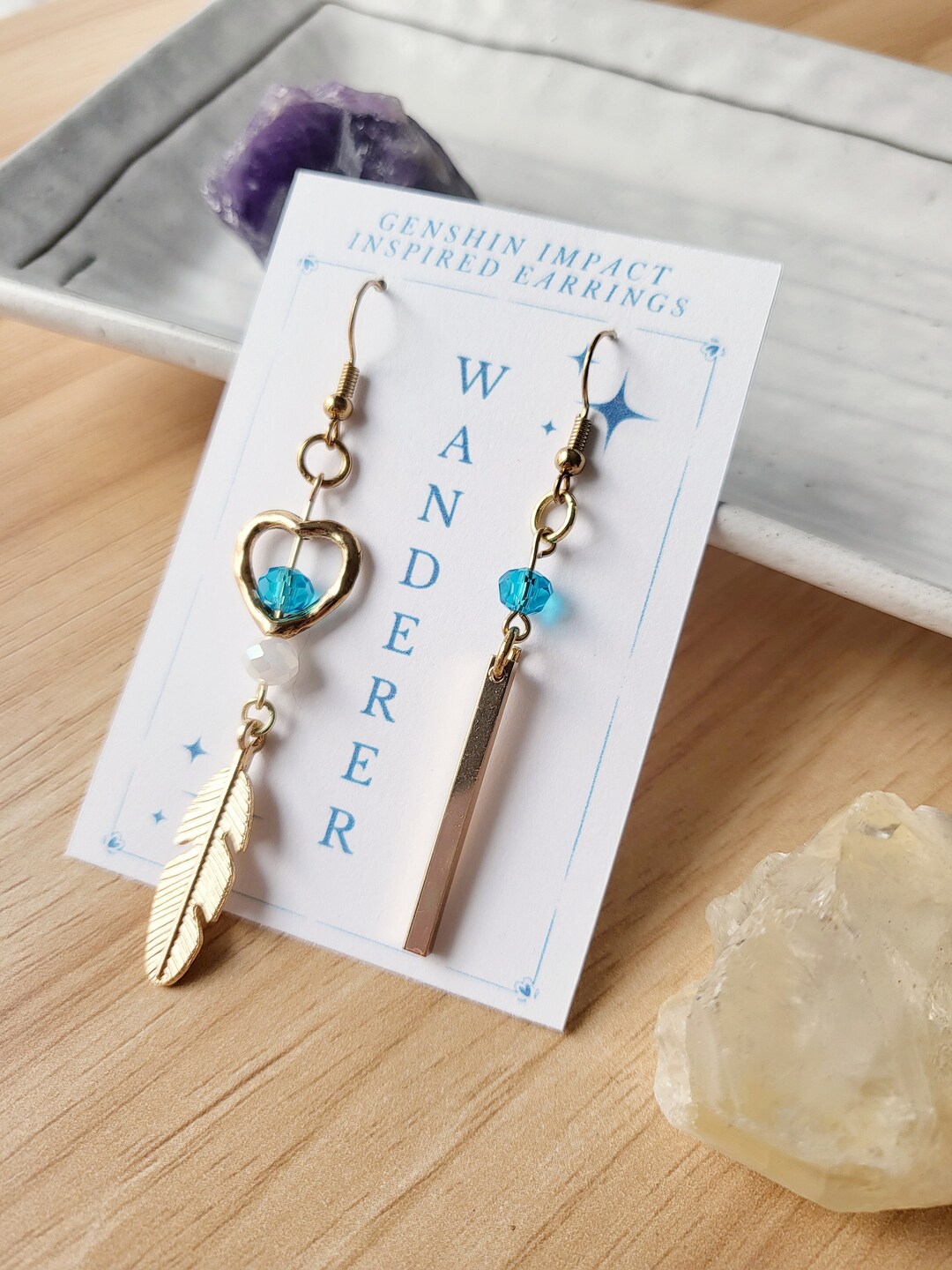Wanderer Earrings | Genshin Impact Inspired Earring | Cosplay Earrings ...