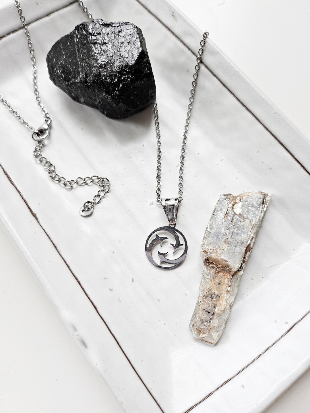 Scaramouche Necklace | Electro Symbol Pendant Necklace | Stainless ...