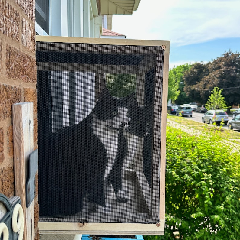 Catio Fully Built Custom Window Viewing Box Patio for Cats - Etsy