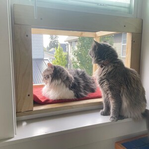 Catio - Fully Built Custom Window Viewing Box Patio for Cats - Etsy