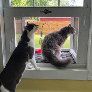 Catio - Fully Built Custom Window Viewing Box Patio for Cats - Etsy