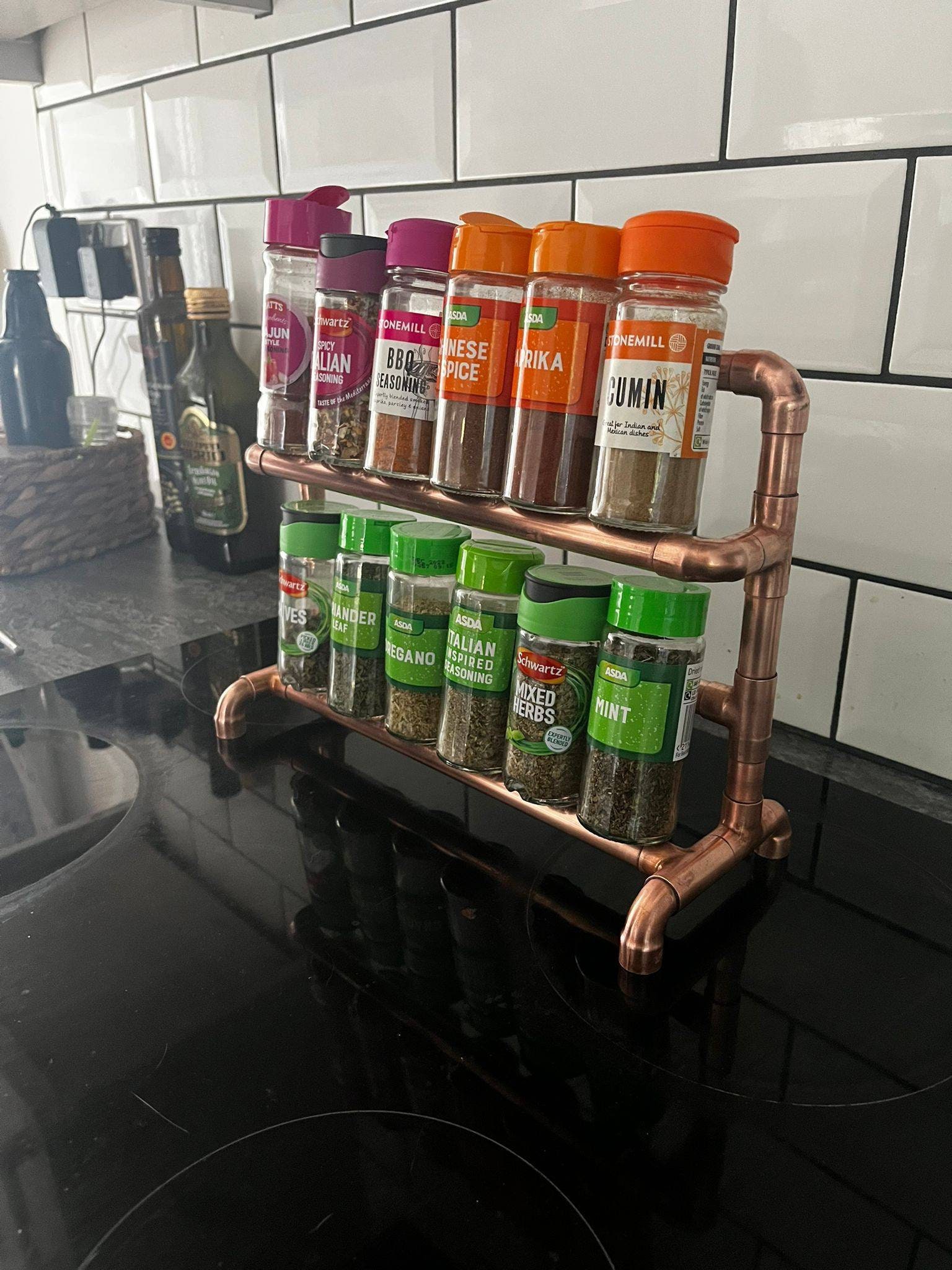 Copper Pipe Spice Rack - Etsy