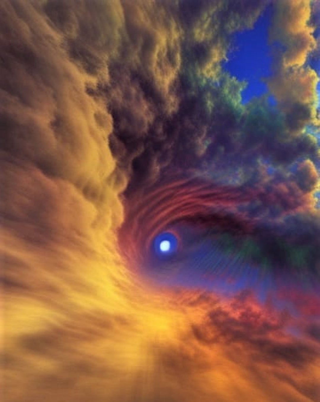 Cloud Vortex - Canvas Wrap Print - Etsy