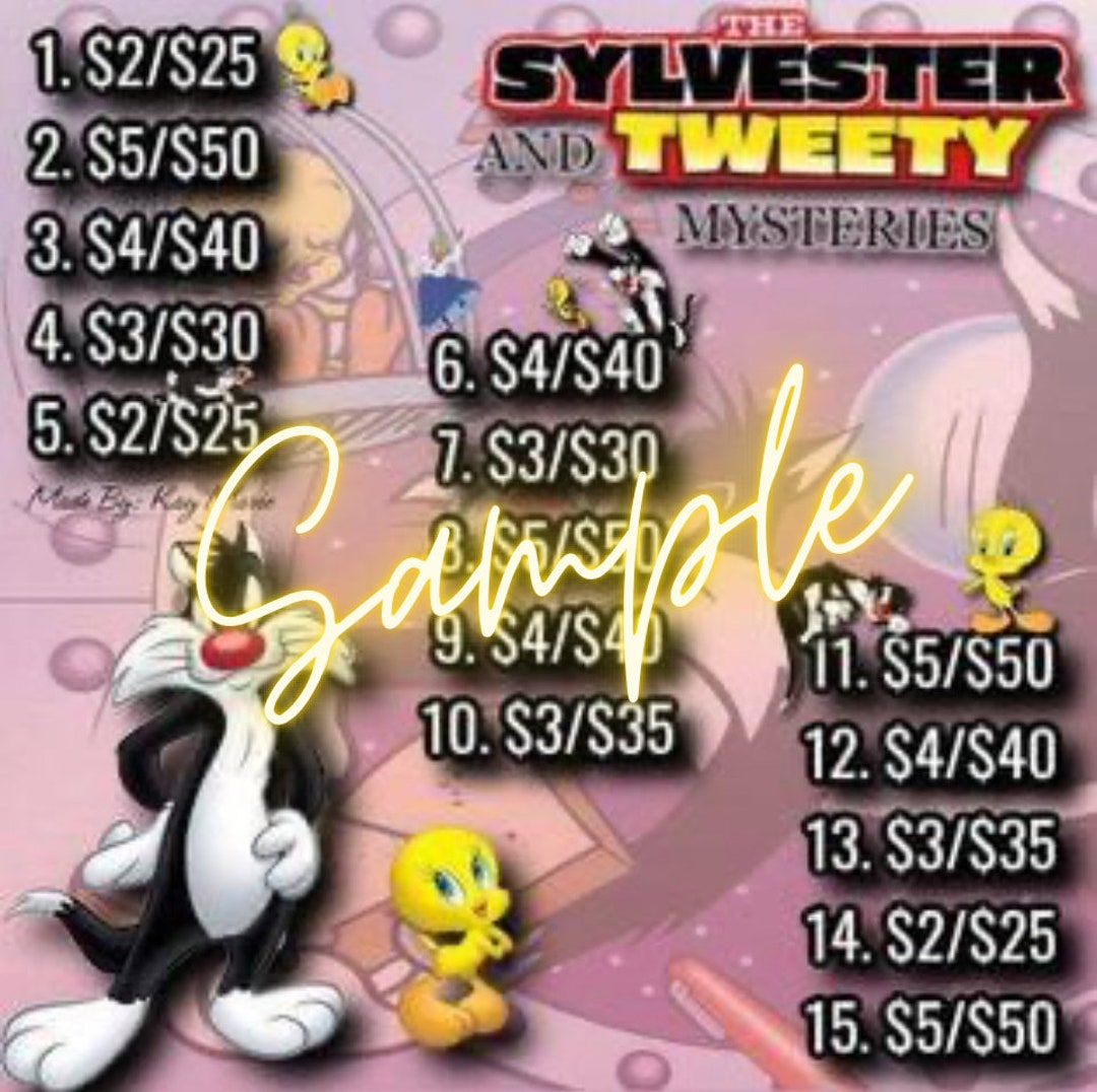 Bingo/raffle Board - Etsy