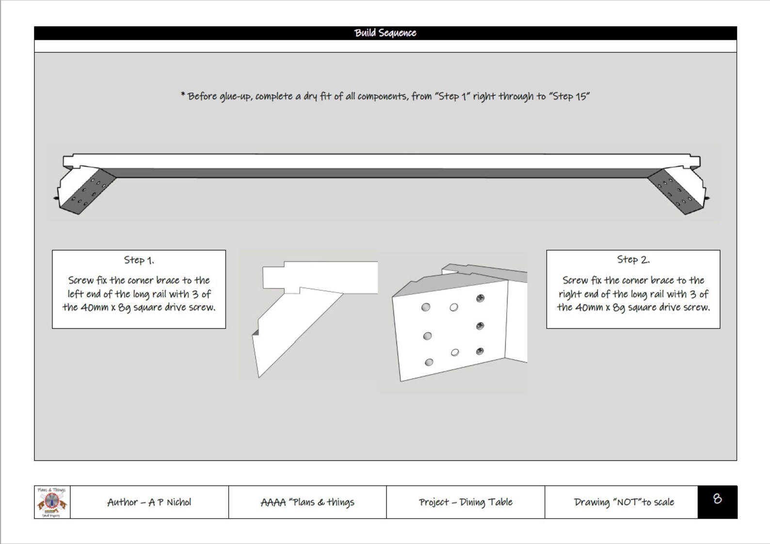 Shaker Style Dining Table Plans at Jackson Ribush blog