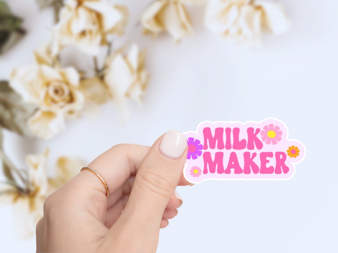 Milk Maker Sticker, Breastfeeding Sticker, Laptop Sticker, Water Bottle ...