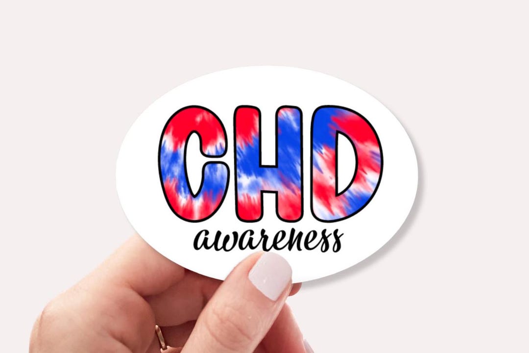 CHD Awareness Sticker – Congenital Heart Defect Support Decal for ...