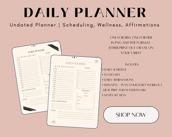 Daily Wellness Planner Printable Wellness Planner Wellness Planner PDF ...