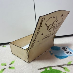 Laser Engraved Baby Memory Box, SVG DXF AI Laser Cut Files ...