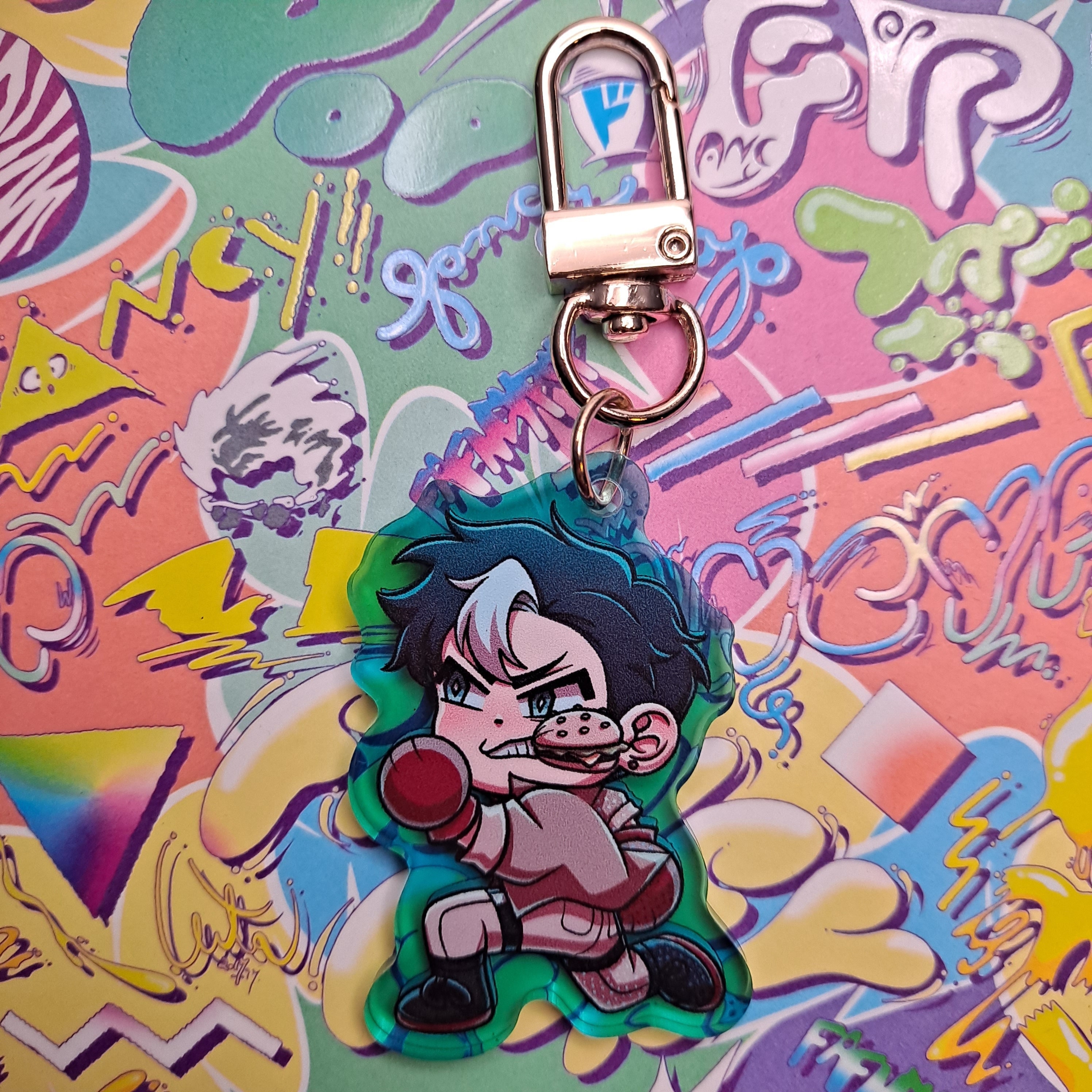 Red Hood jason Todd Acrylic Keychain Chibi Charm DC 2in - Etsy