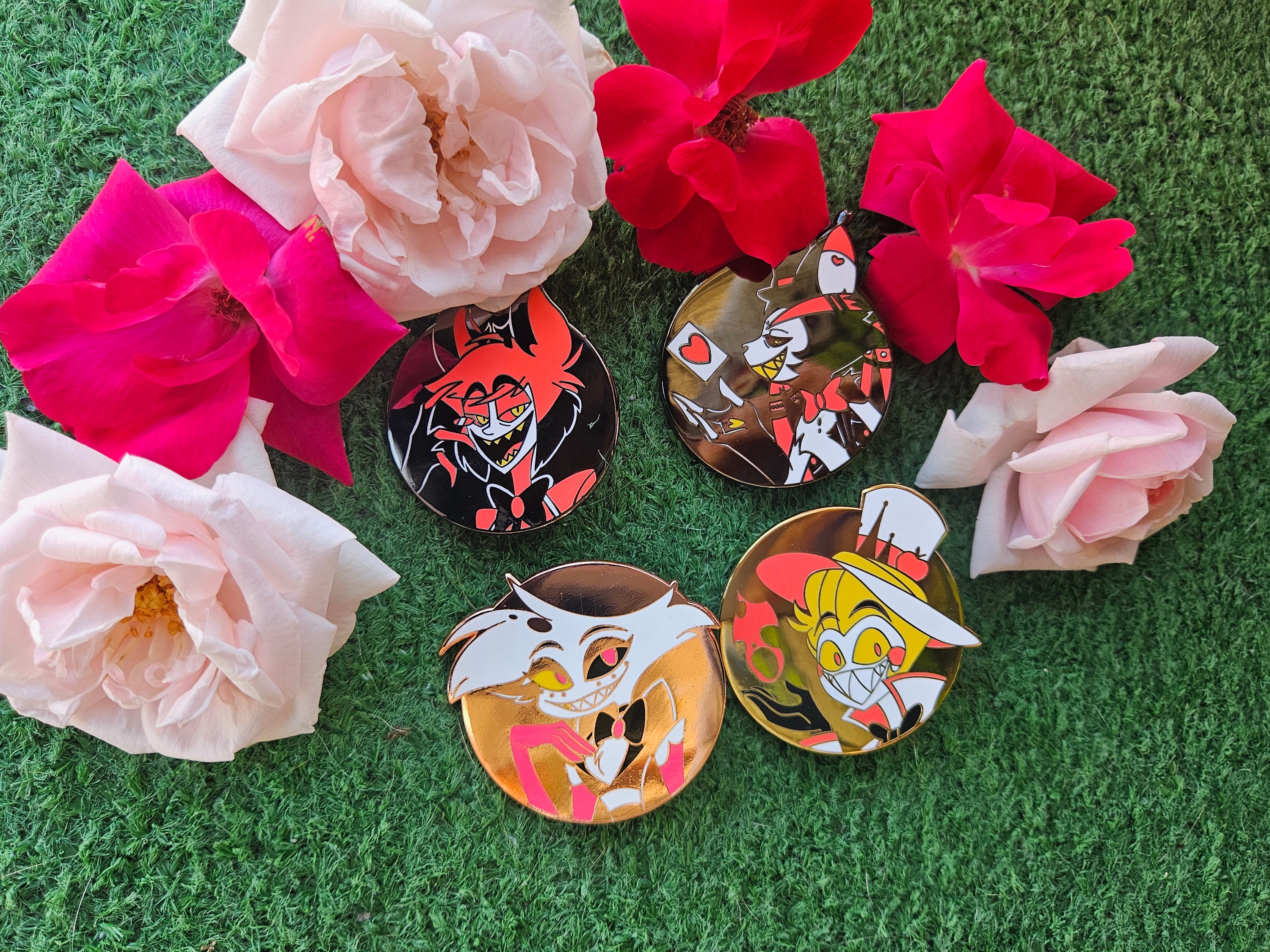 Hazbin Hotel Enamel Pins - Etsy