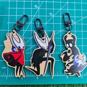 Hollow Knight Wooden Keychains - Etsy