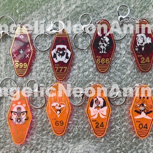 Hazbin Hotel Acrylic Keychains - Etsy