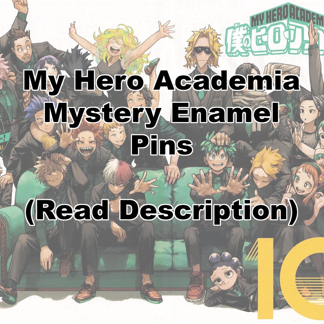 MHA Mystery Enamel Pins (READ DESCRIPTION) - Etsy