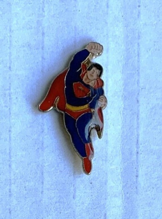 Superman vintage enamel - Gem