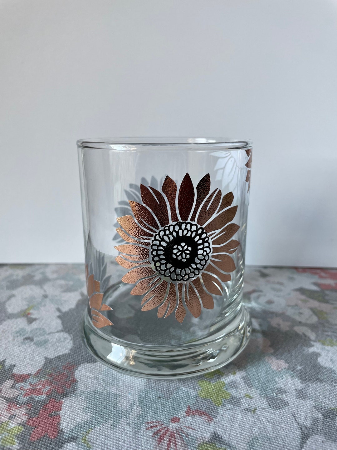 Sunflower Glass - Etsy