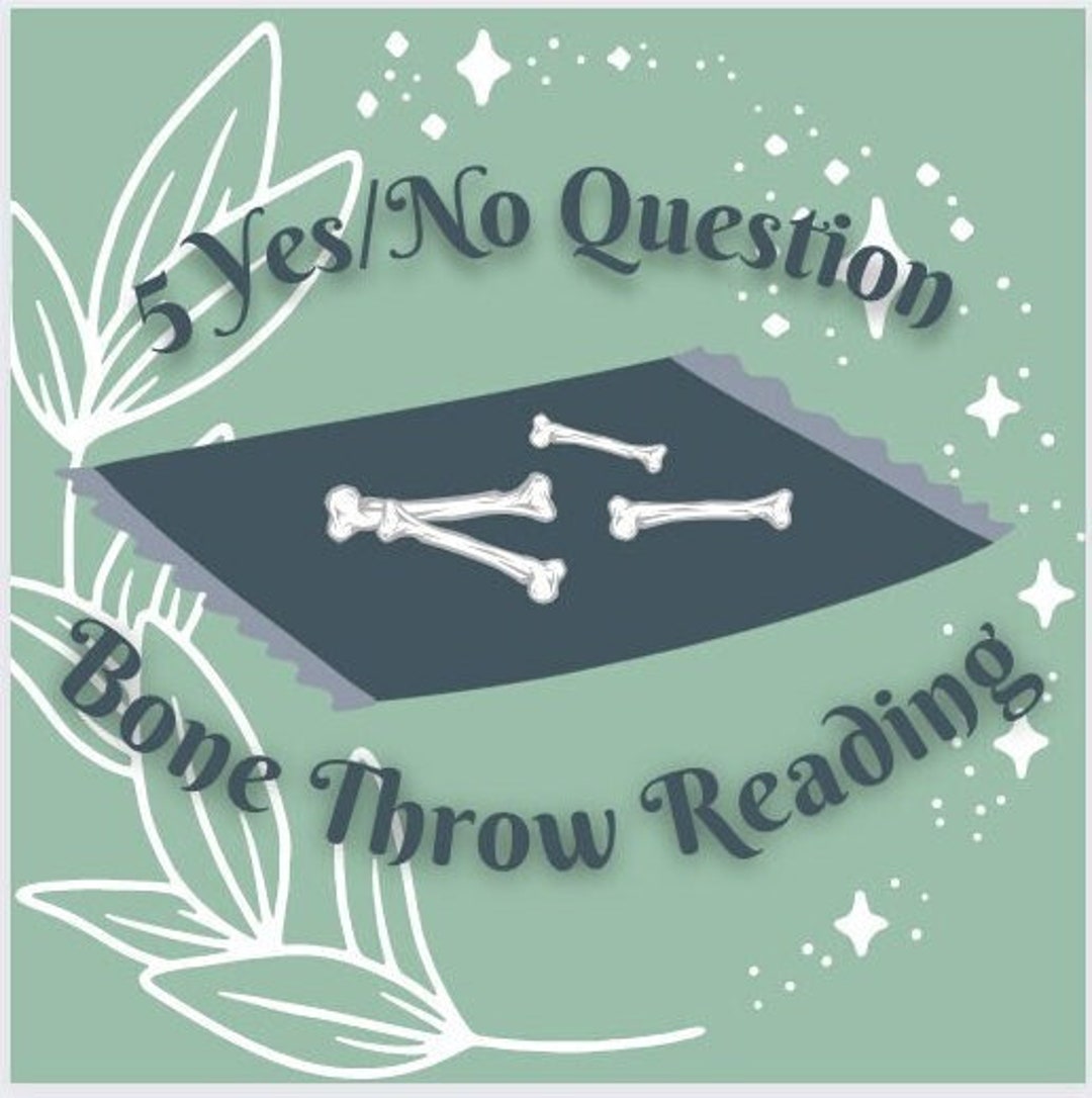 5 Yes/no Question Bone Throw - Etsy