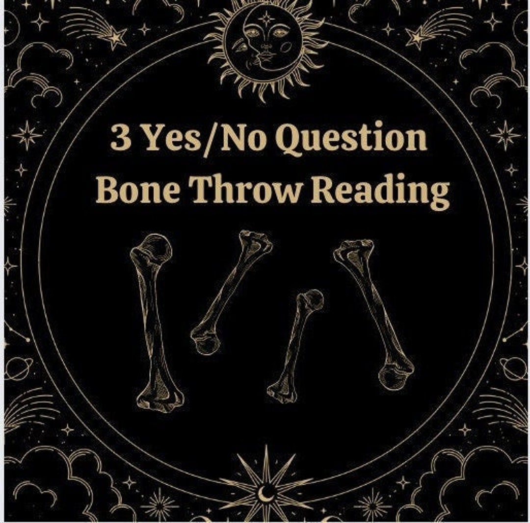 3 Yes/no Question Bone Throw Reading - Etsy