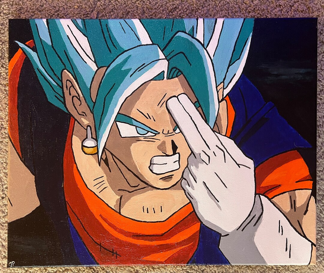 Dragonball Vegito Painting - Etsy