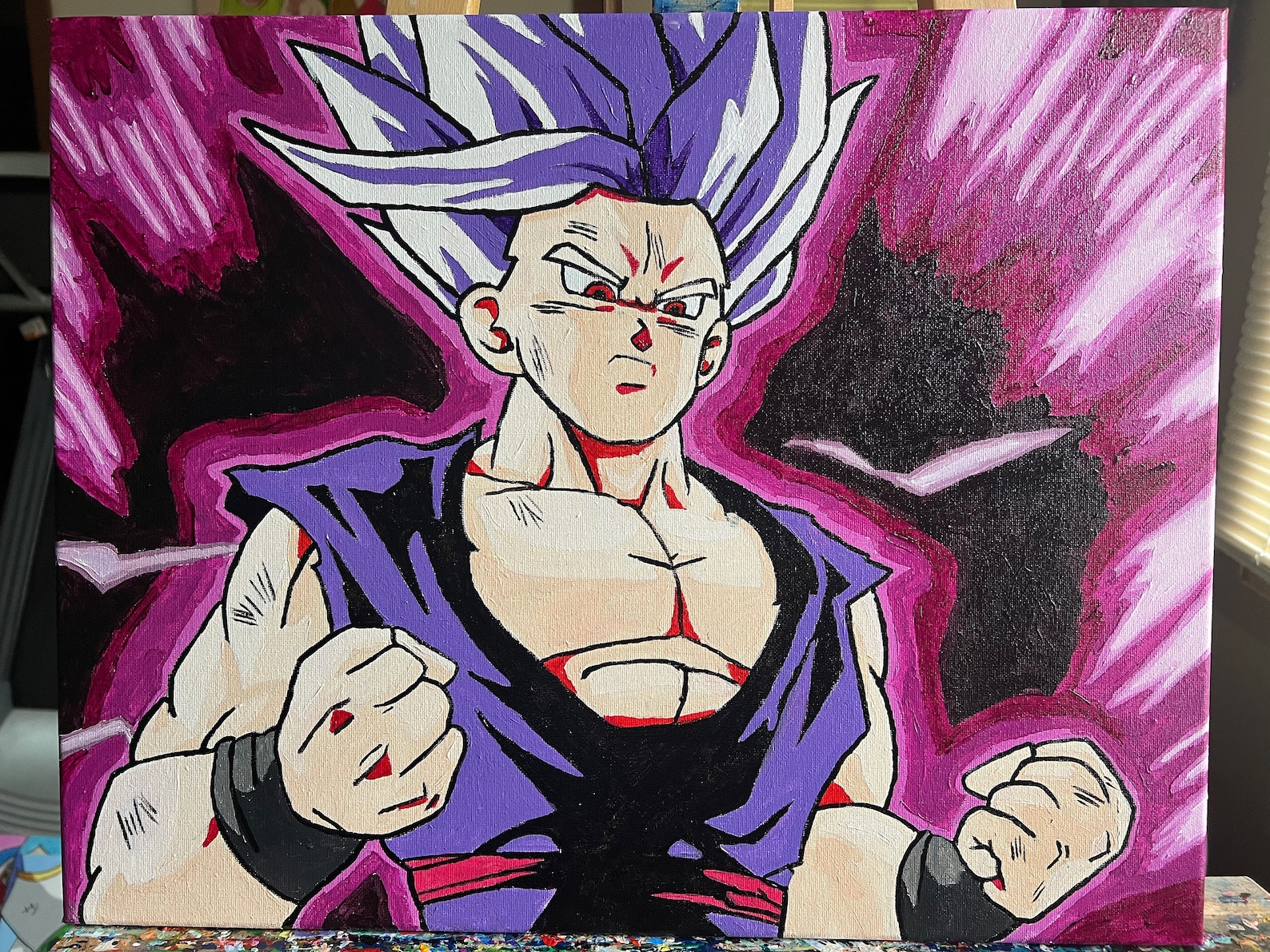 Dragonball Gohan Painting - Etsy