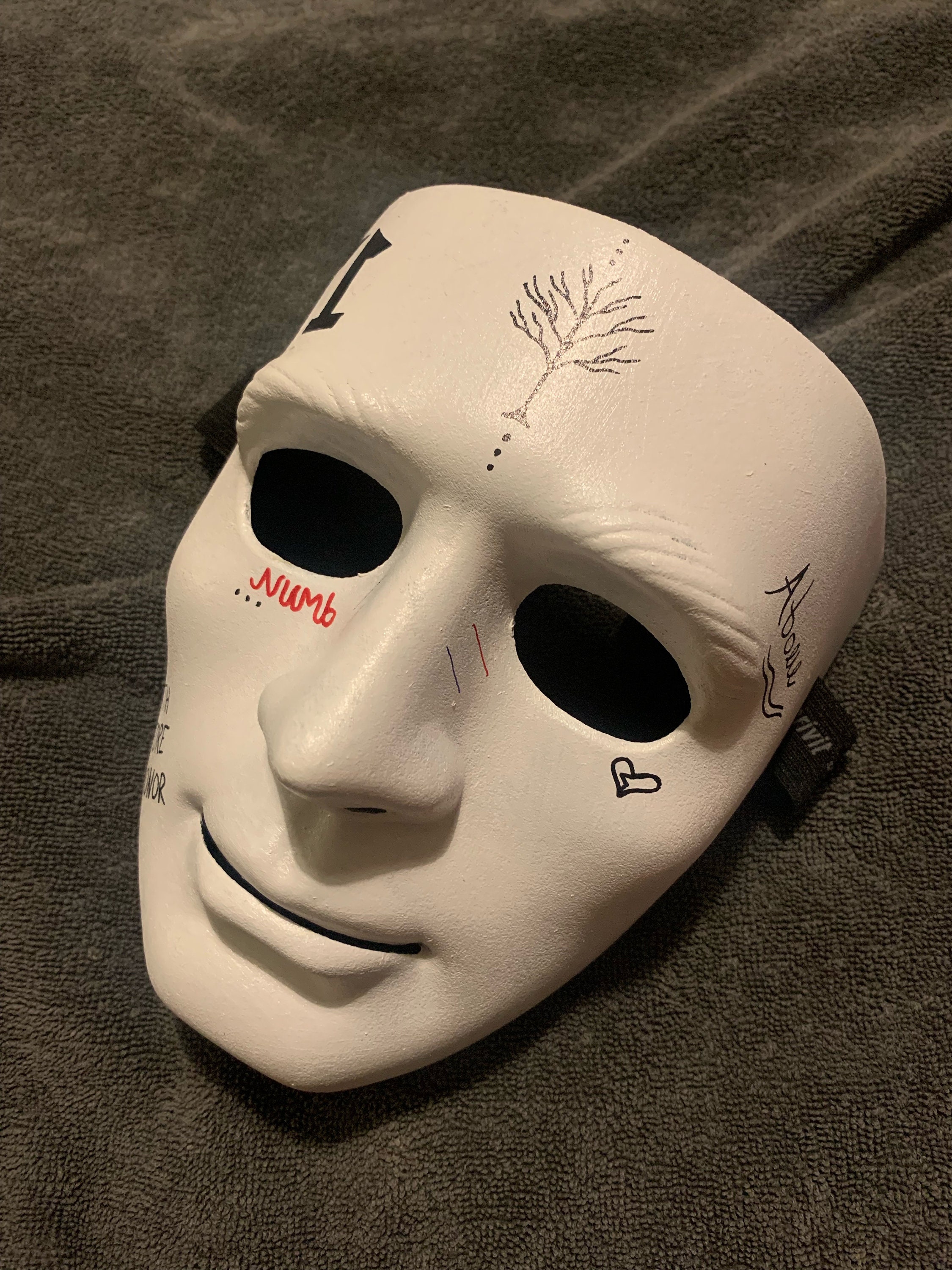 Made to Order Xxtentacionxx Face Mask Halloween Mask Rap Mask - Etsy