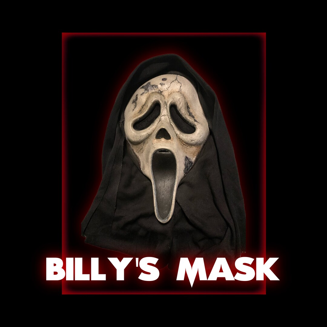 Made to Order Aged Billy Mask Ultra White Ghostface Mask - Etsy