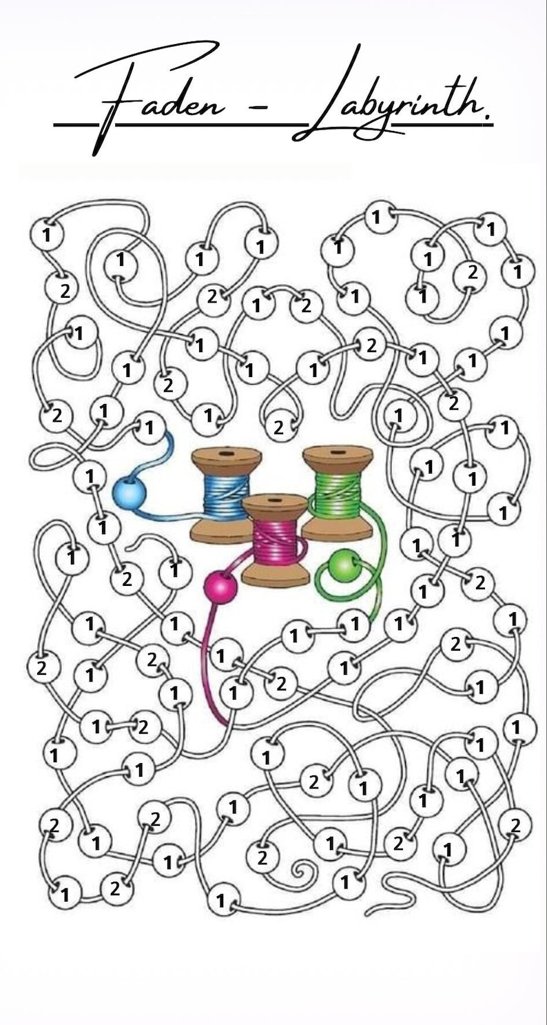 Faden - Labyrinth Spar Challenge A6 / Umschlag Methode - Etsy.de