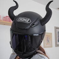 Custom Painted Alien Symbiote Motorcycle Helmet, Venom Inspired Full ...
