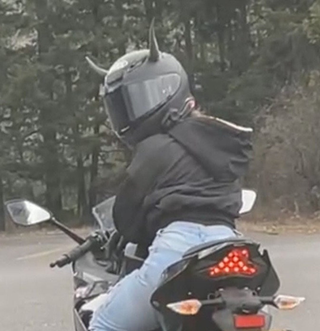 Motorcycle Helmet Accessory Demon Horns - Etsy