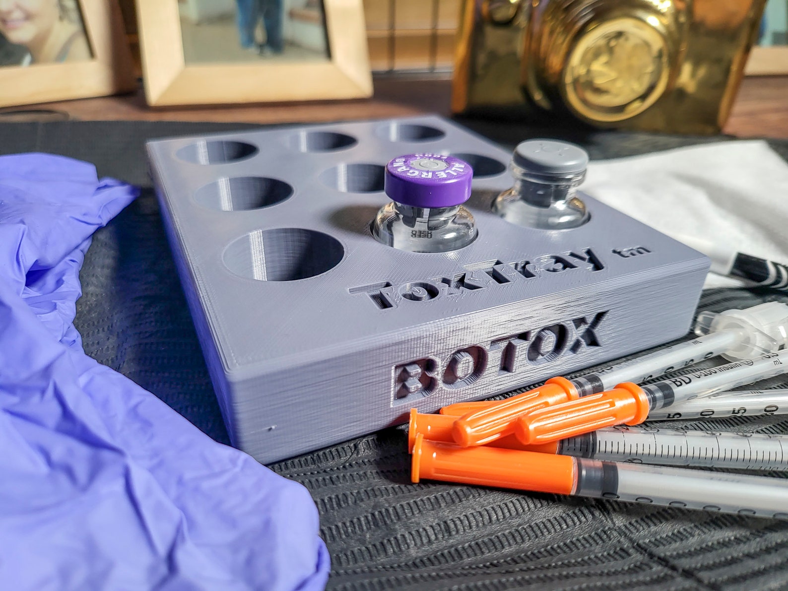 Botox Spill Reducing Toxtray, Botox Storage for 9 Vials. Medspa ...